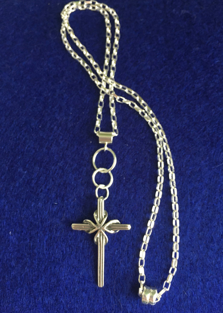 Holy Trinity & Cross Necklace on an 18" Long Rolo Chain – Tru Original ...